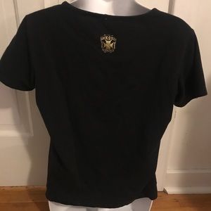 Nordstrom | Tops | Crystal Jewel Gem Girl Artsy Design Top L | Poshmark